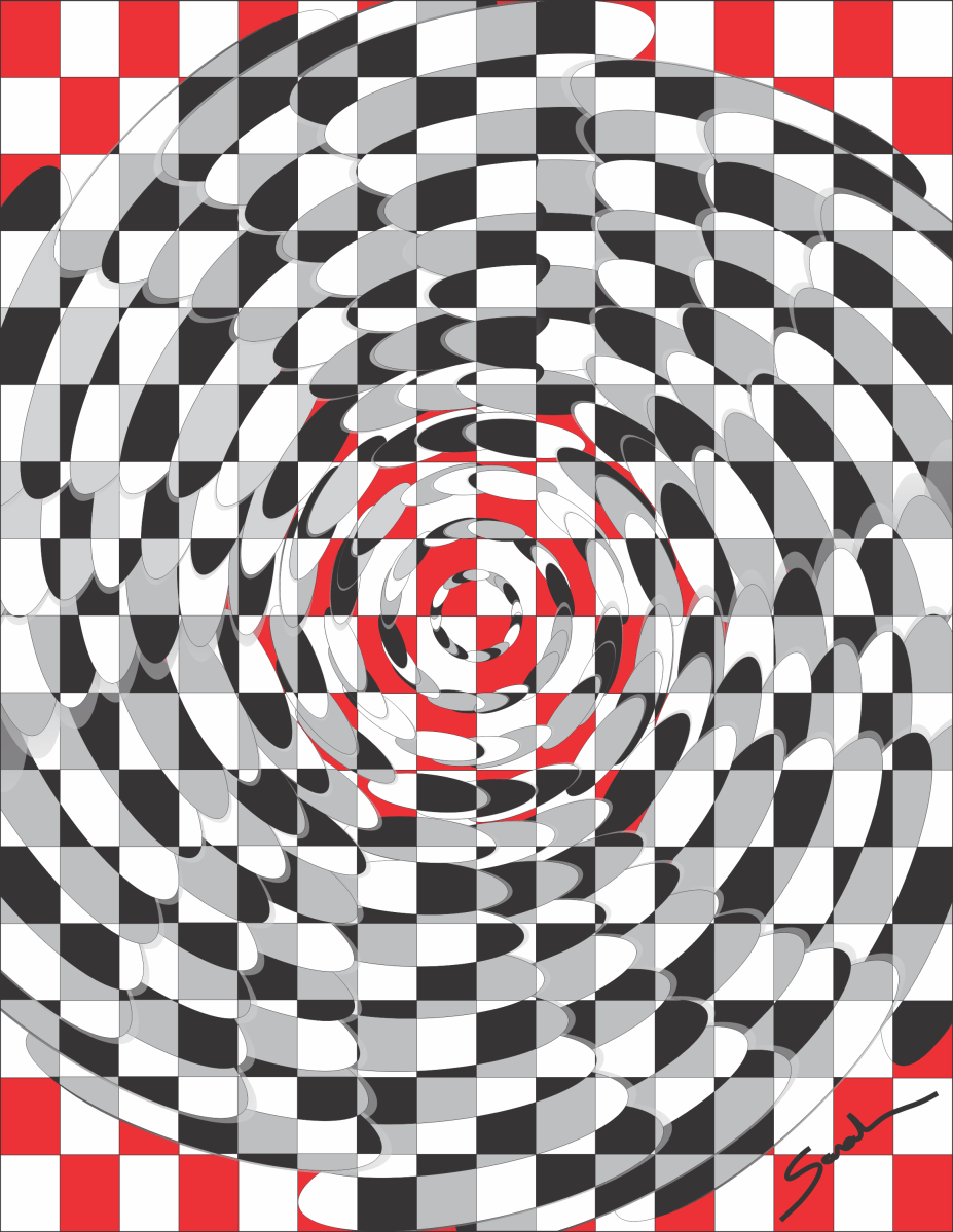 Magic Swirl BWR – SarahCath's Art