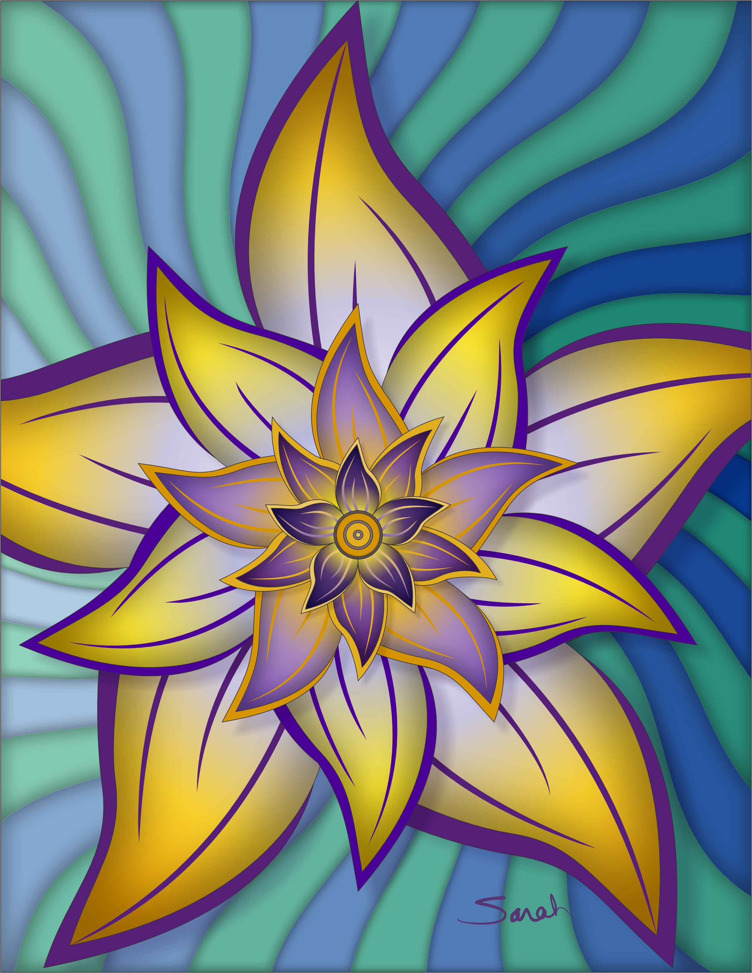 Spin Flower – SarahCath's Art