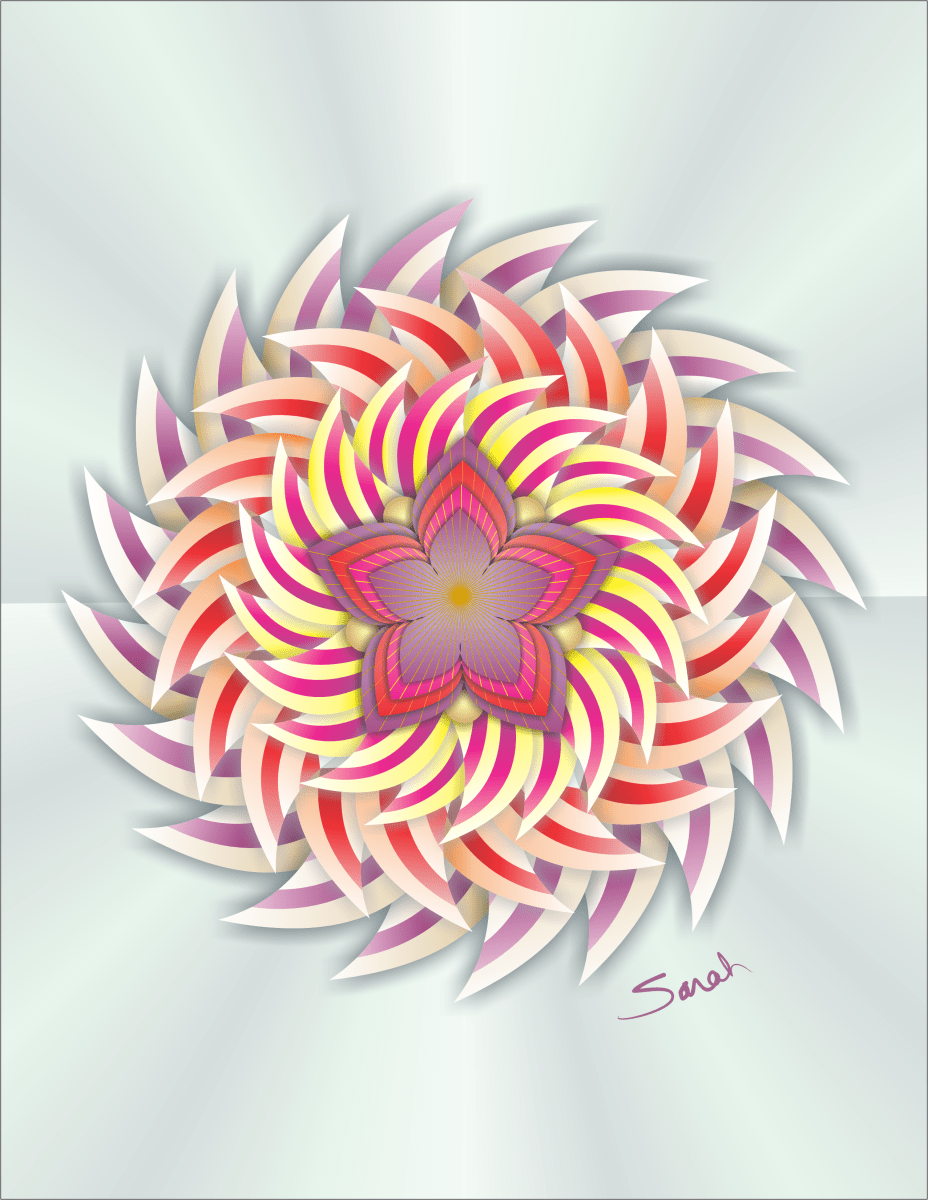Flower Whirl – SarahCath's Art